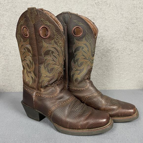 Justin Boots | Shoes | Justin Boots Cowboy Boots Mens Size 95d Brown ...
